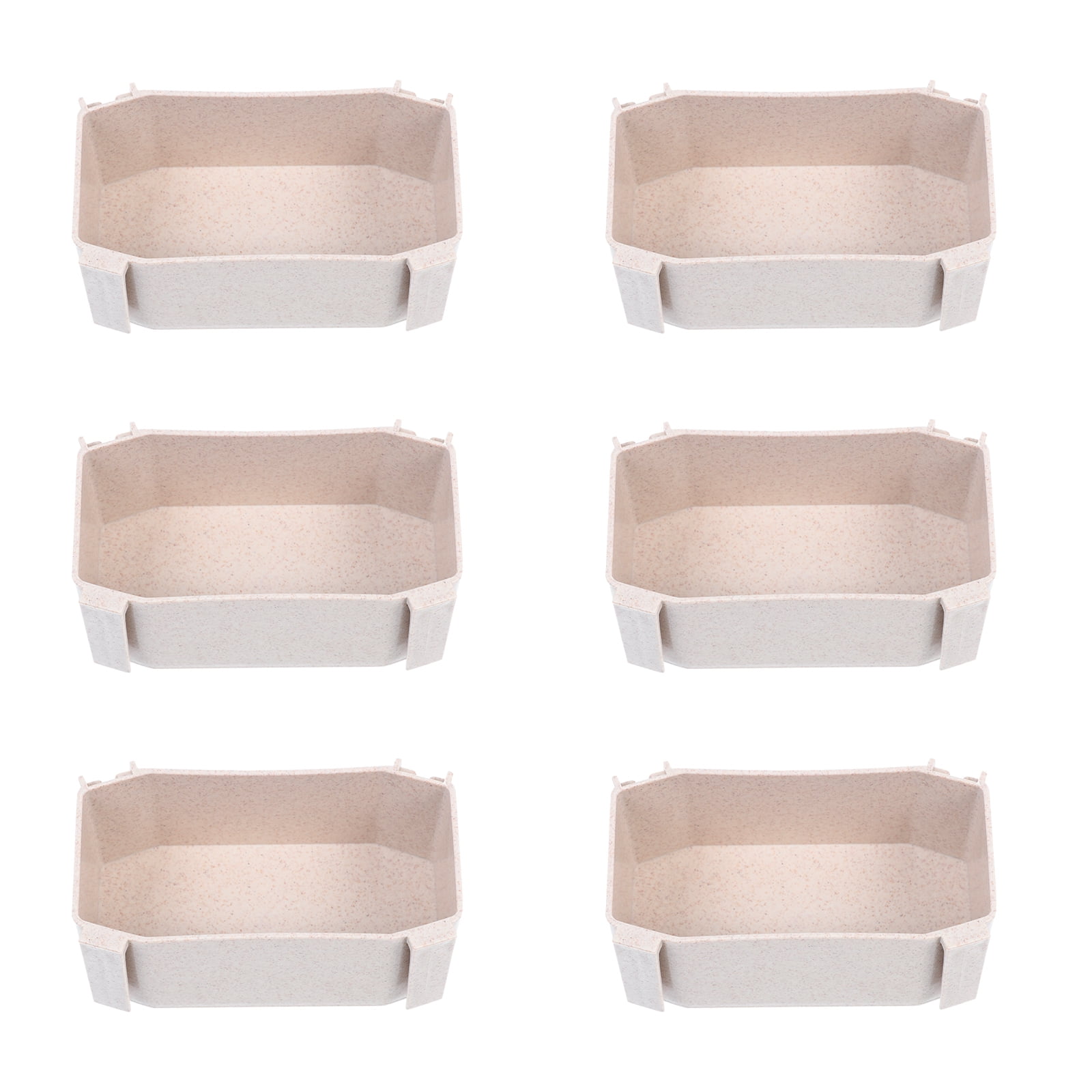 6 Pcs Storage Box Wardrobe Drawer Organizer Household Underwear Socks ...