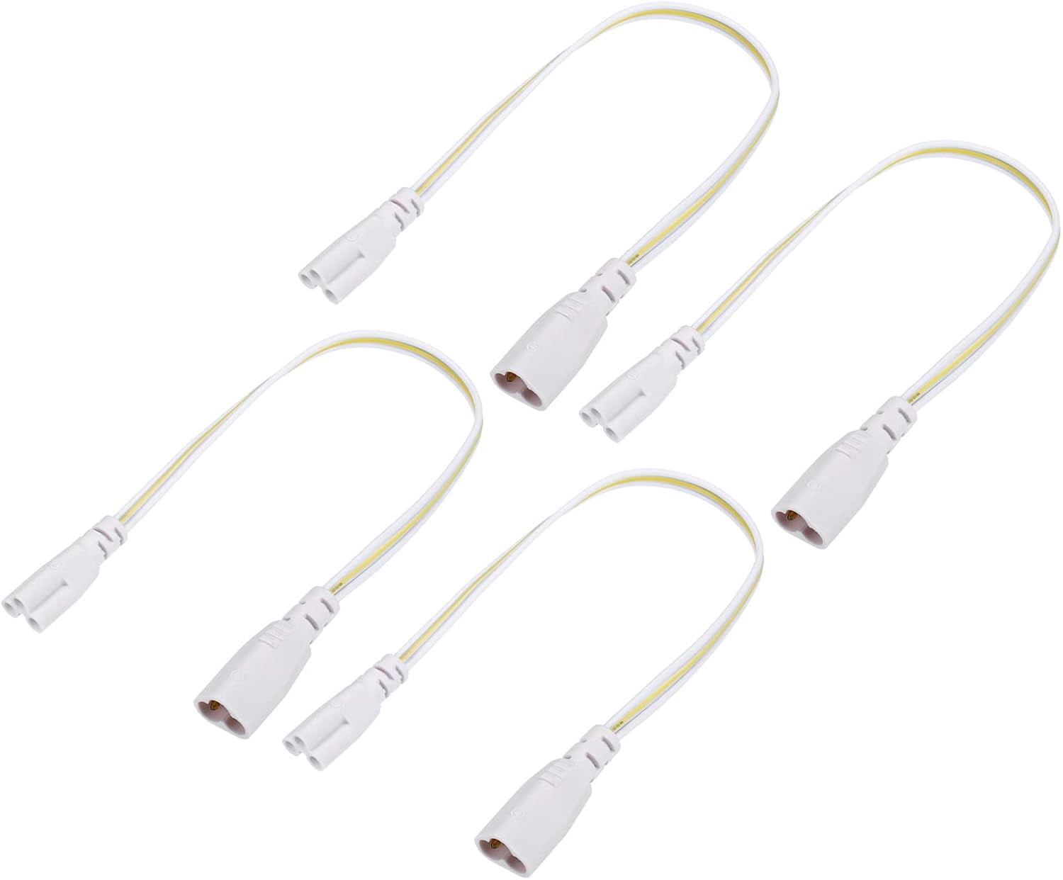 6 Pcs T5 T8 LED Tube Connector Cable, Extension Cord with Double End ...