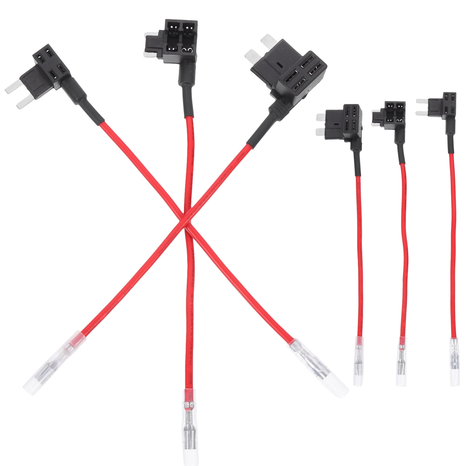 6 Pcs Take Electrical Appliances and Wires Fuse Adapter Car Inline ...