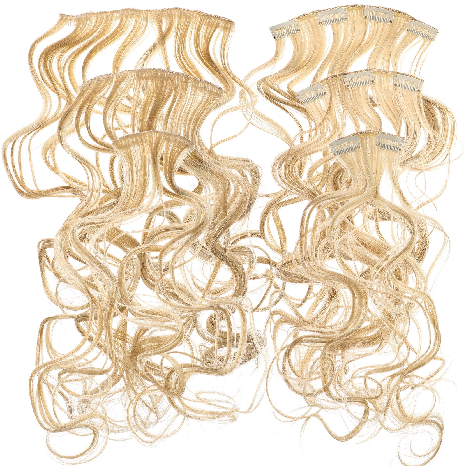 6 Pcs Tangle Ponytail Wig Hair Extensions Easy to Apply Adult - Walmart.com