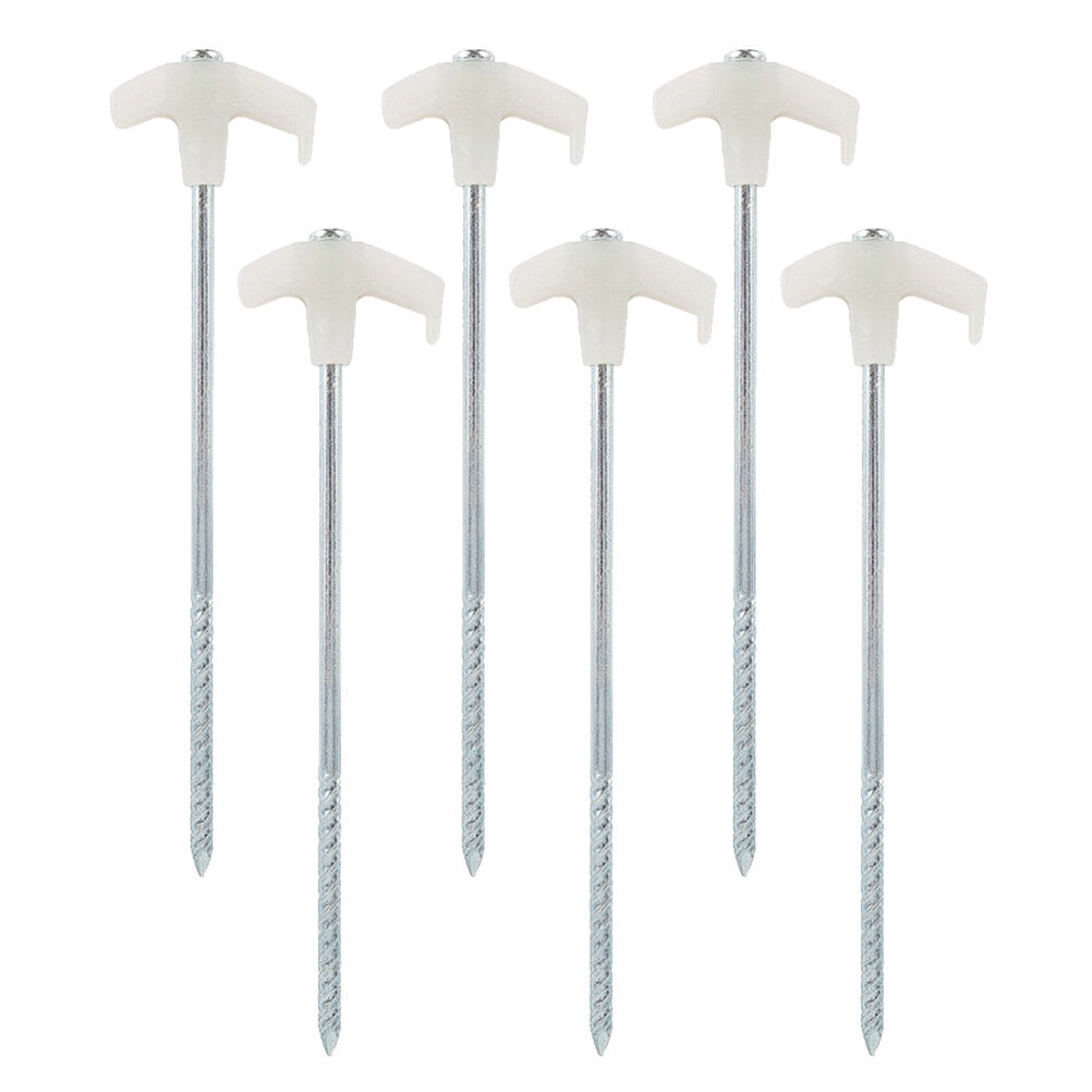 6 Pcs Tent Peg Hammer Canopy Nail Luminous Fixing Tools Fasteners ...