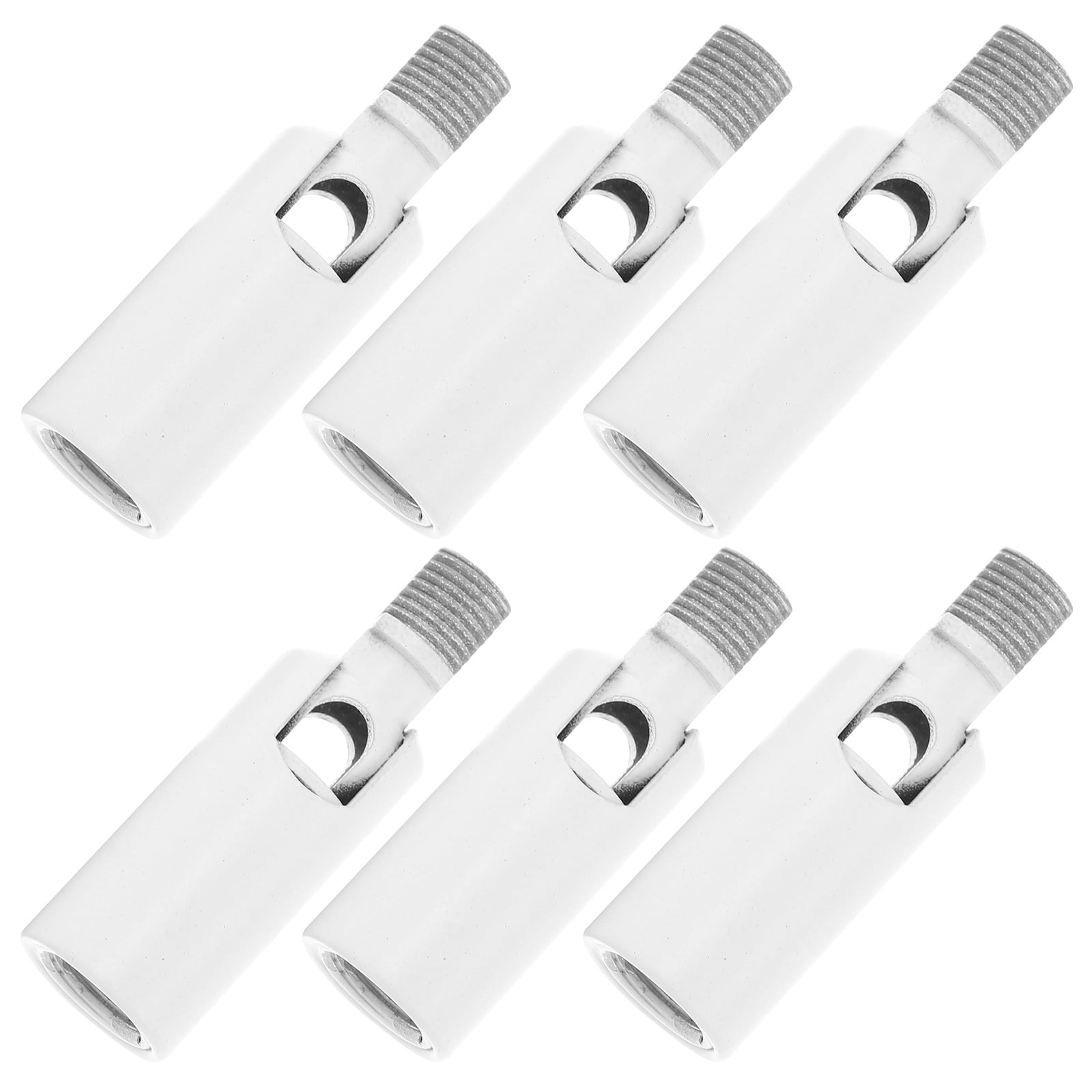 6 Pcs Threaded Lamp Joints Metal Lights Converter Converters Ceiling ...