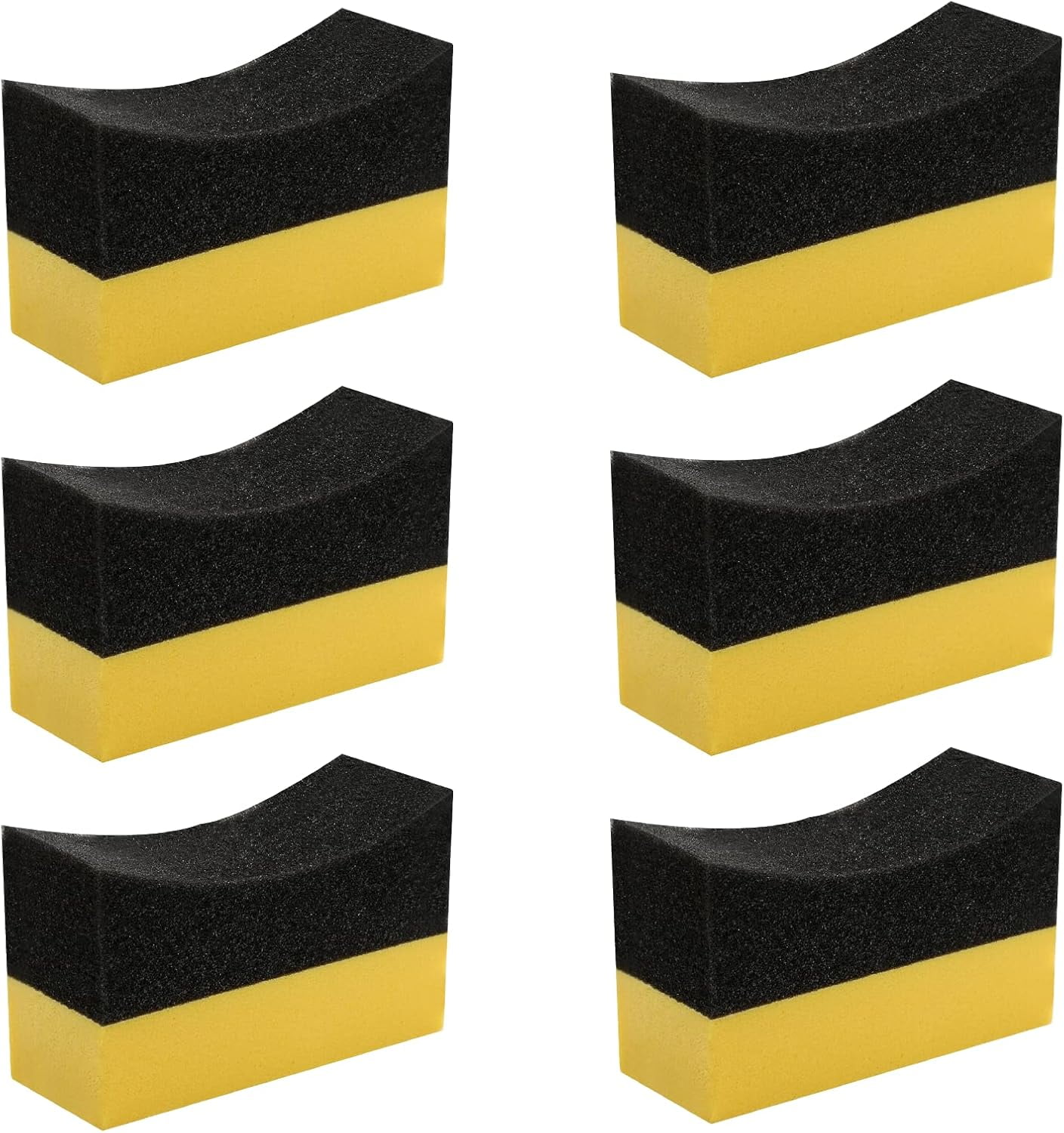 6 Pcs Tire Applicator Dressing Shine Sponge, Tire Dressing Applicator ...