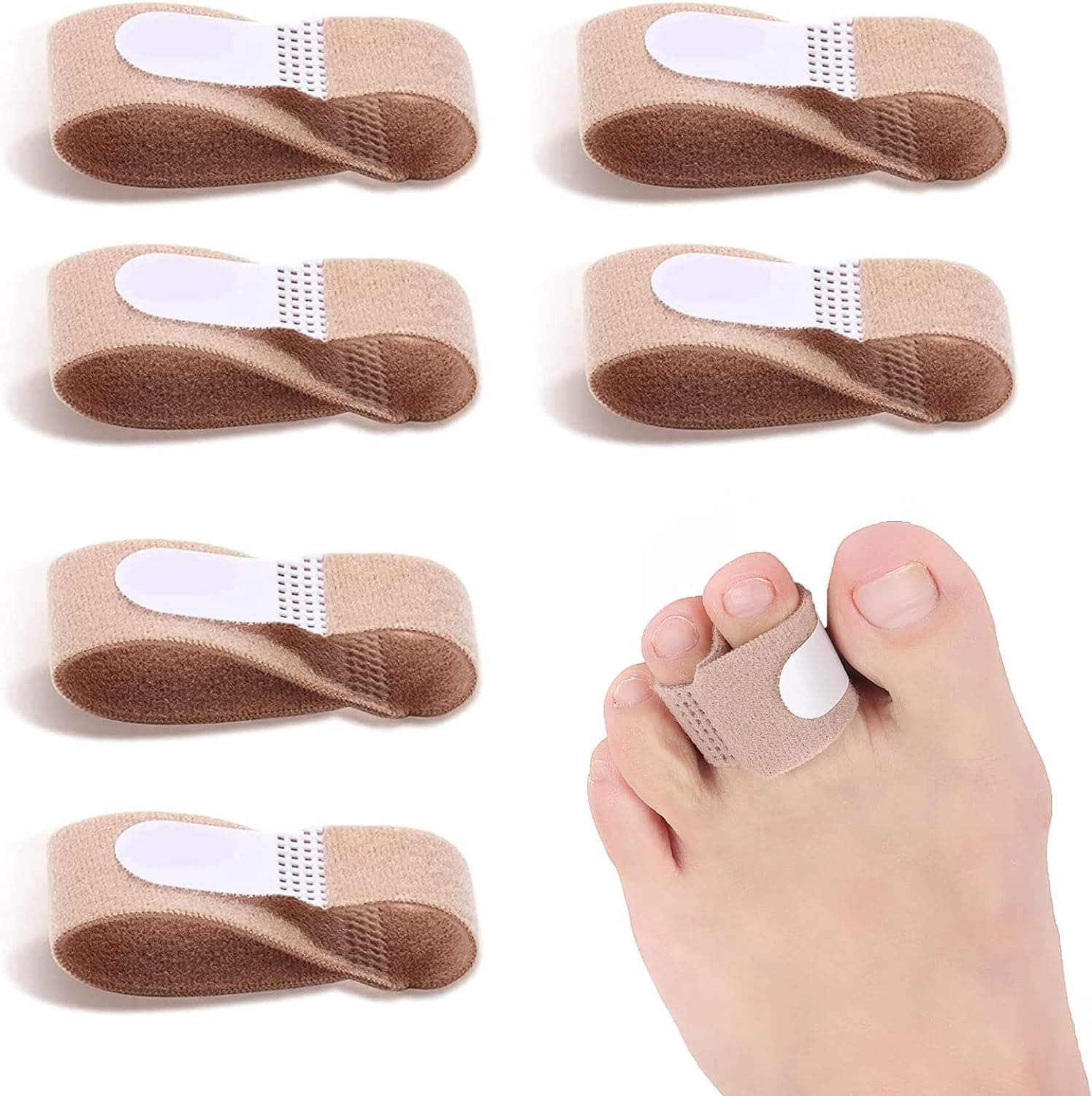 6 Pcs Toe Tapes Toe Separator for Overlapping Toe, Hammer Toe ...
