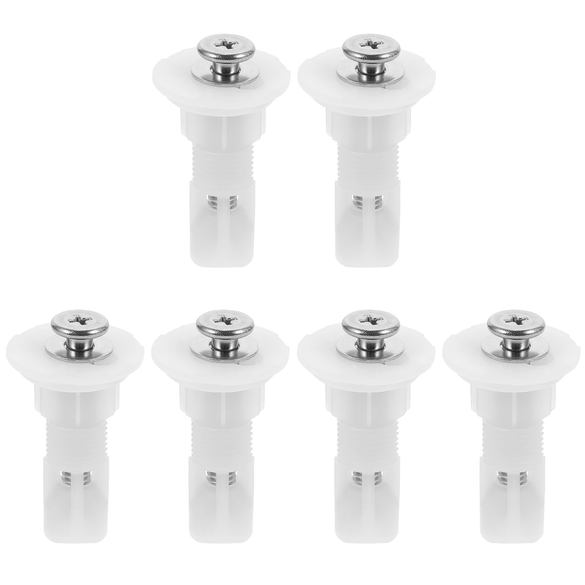 6 Pcs Toilet Cover Seat Screws Toilet Seat Hinges Fixing Replacement ...