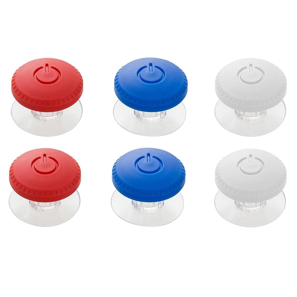 6 Pcs Toilet Flush Button Round Toilet Tank Button Top Push Button ...