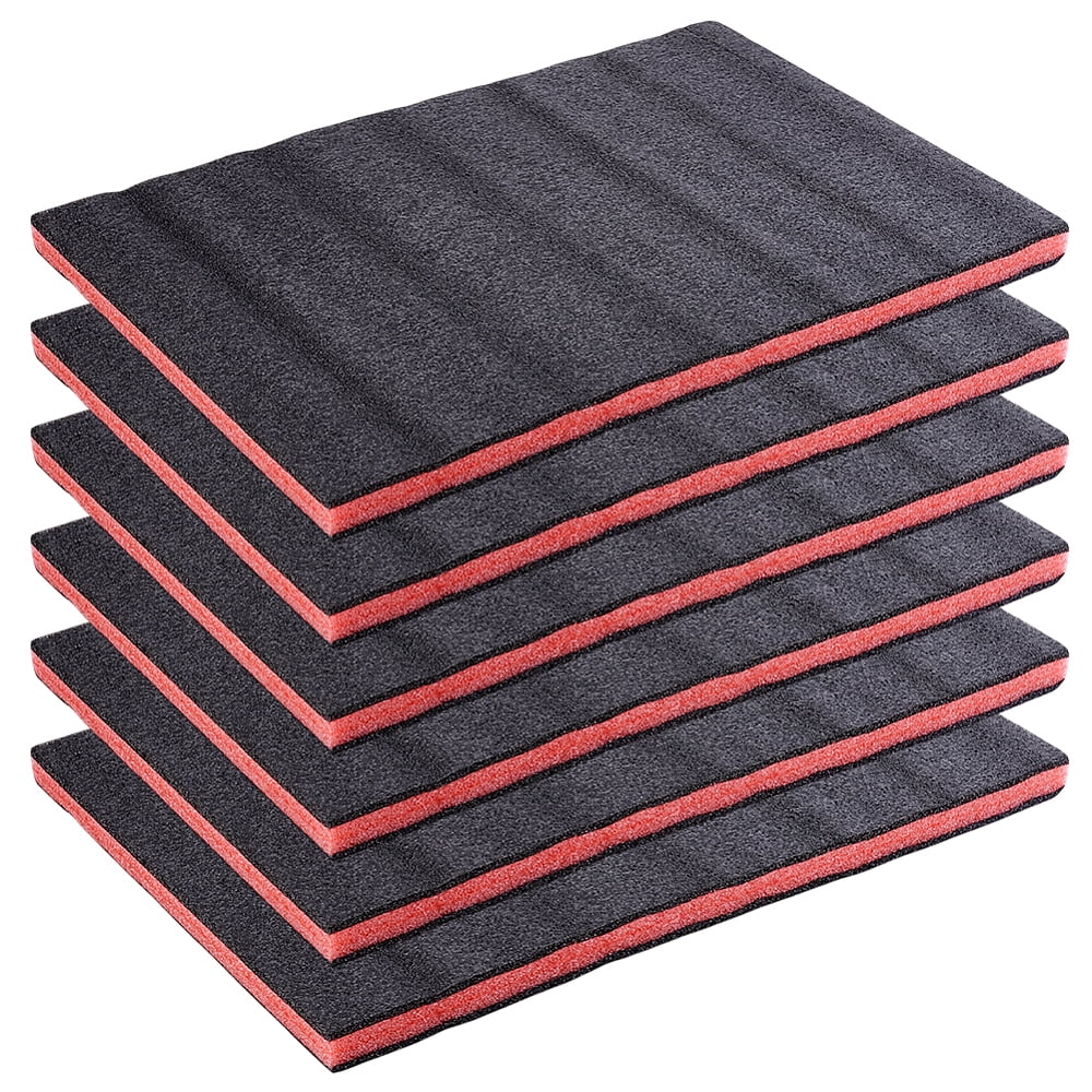 6 Pcs Tool Box Foam Inserts Solid Foam Sheets Rectangle Toolbox Liner ...