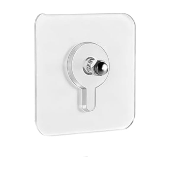 6 Pcs Traceless Adhesive Wall Hooks Strong Sticky Screw Stickers,No ...