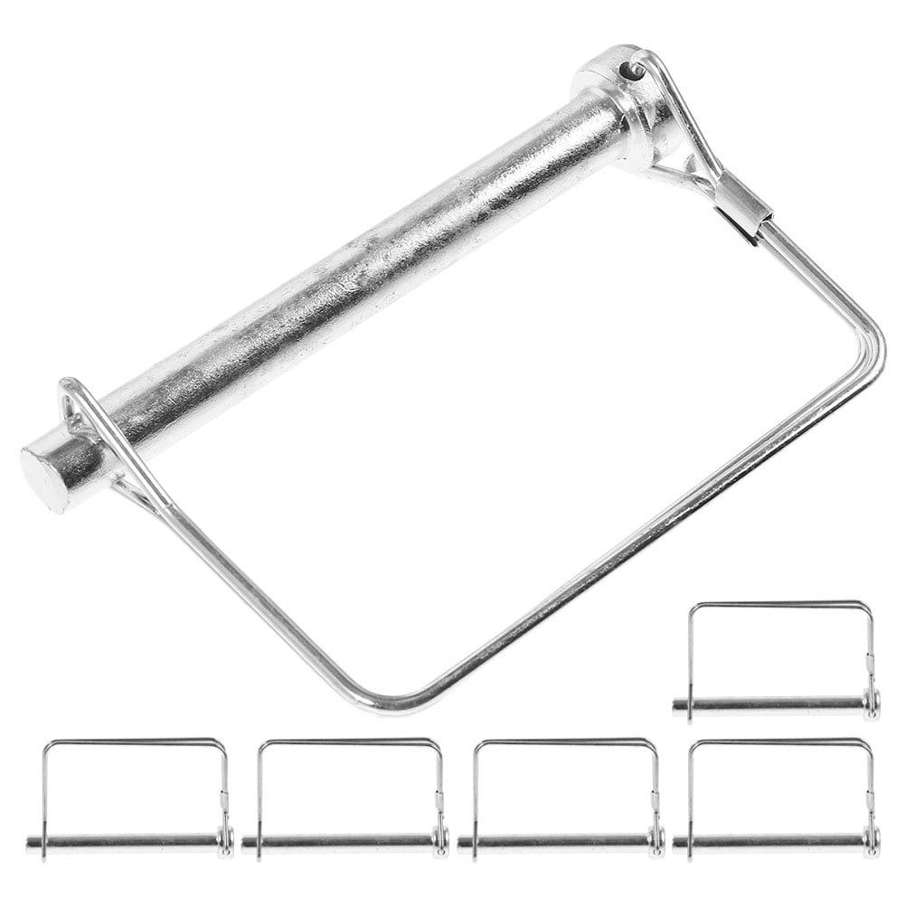 6 Pcs Trailer Safety Pin Trailer Coupler Pin Trailer Hitch Pin Silver ...