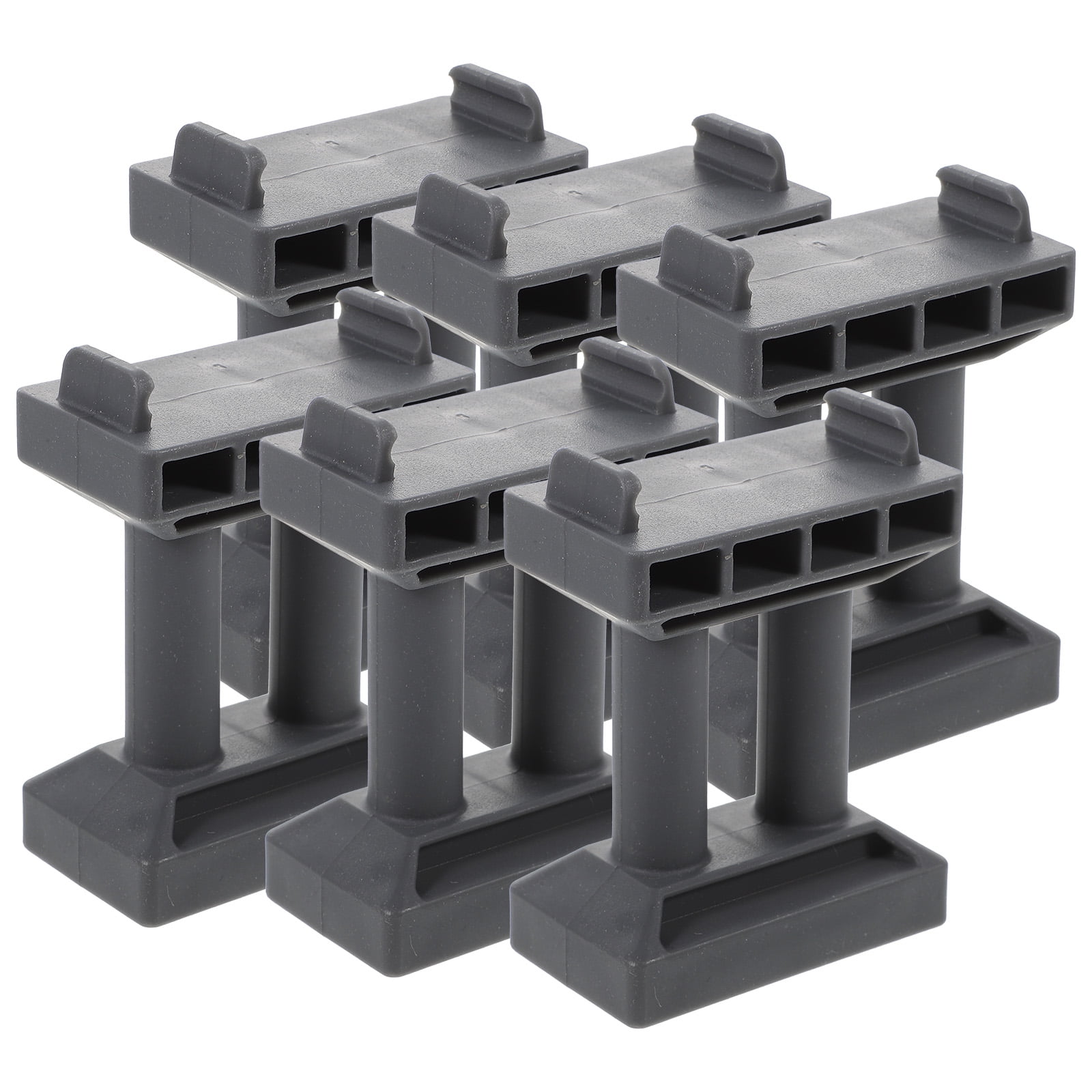 6 Pcs Train Bridge Piers Model Kits Rail Accessories Track Scene ...