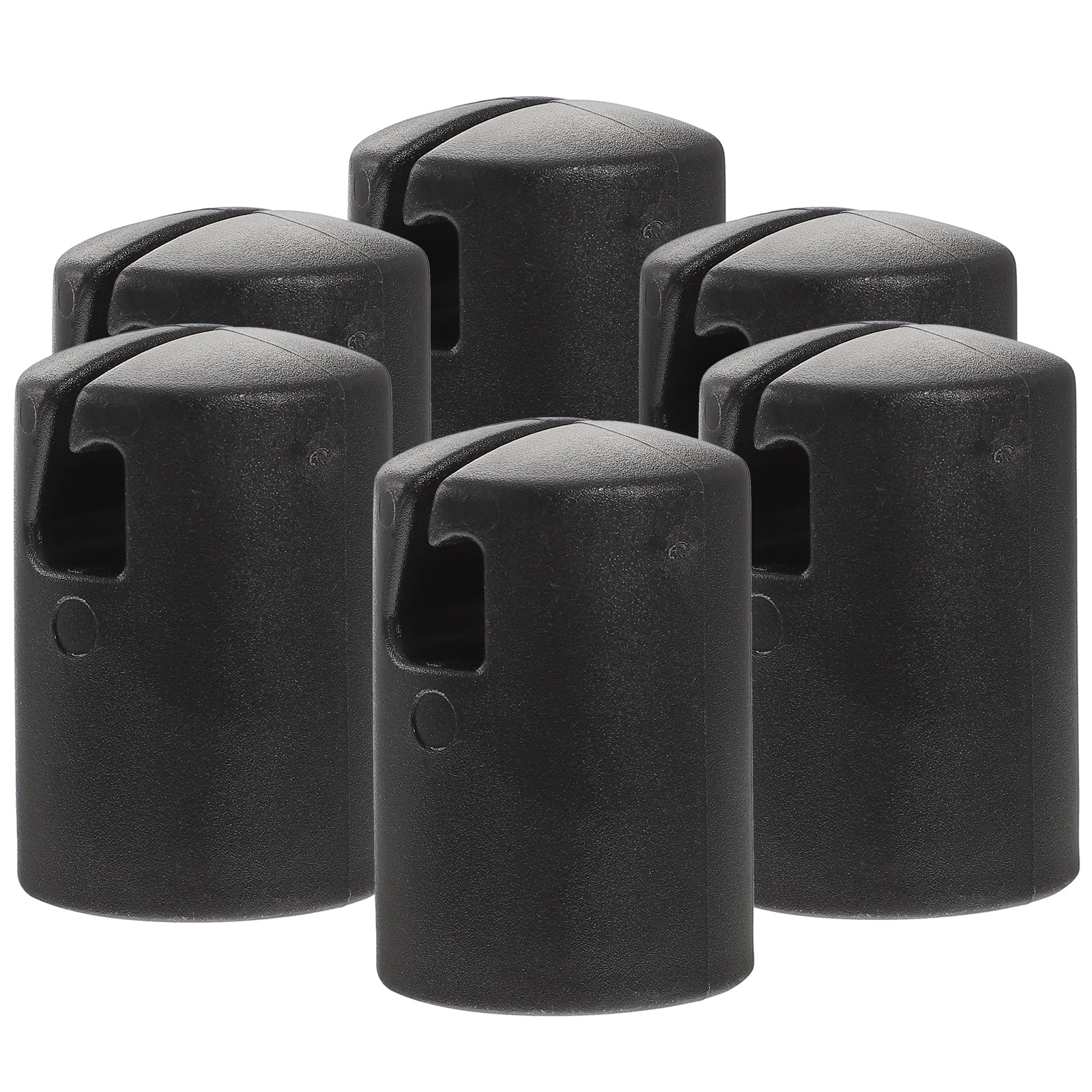 6 Pcs Trampoline Shade Cover Enclosure Pole Caps Connection Miss ...