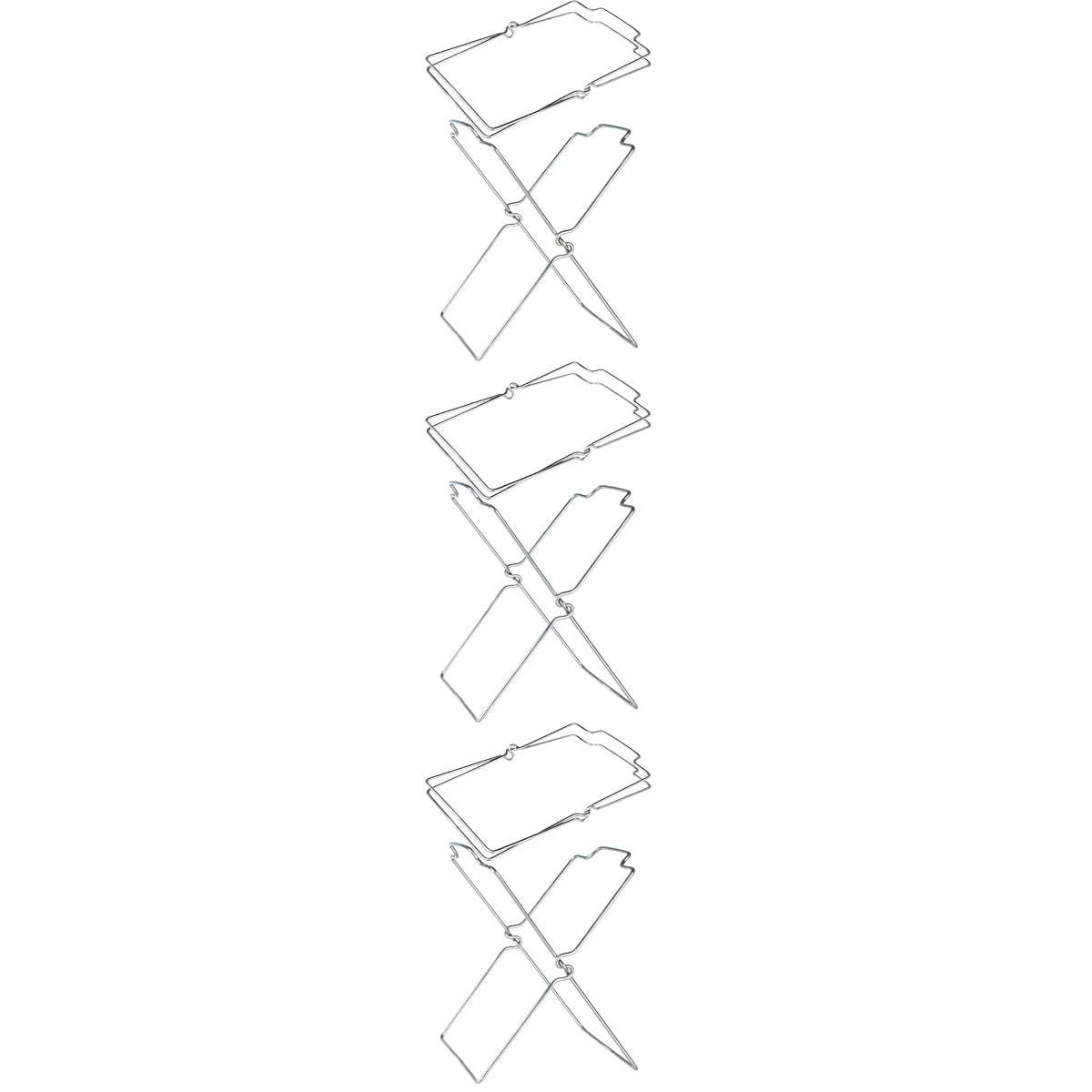 6 Pcs Trash Bag Holder Trash Bags Garbage Bag Shelf Stainless Steel Bag ...