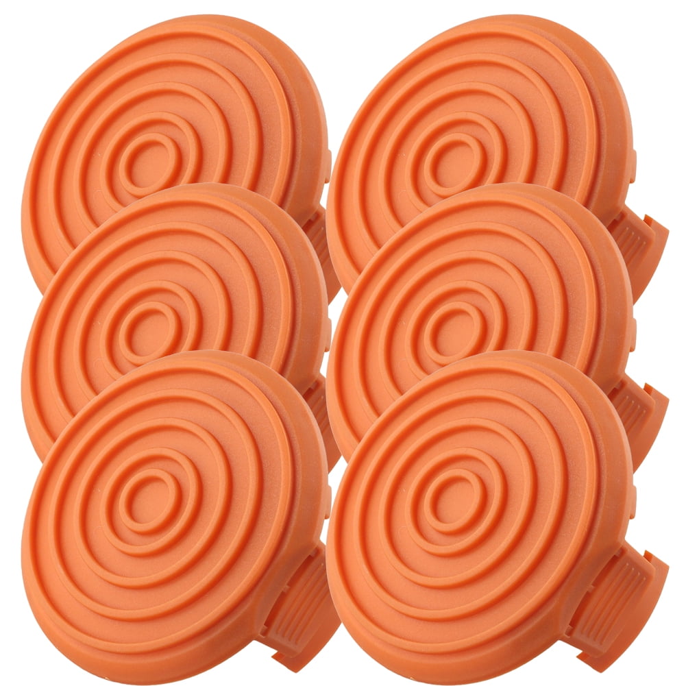 6 Pcs Trimmer Spool Cap Cover For Worx Wa0216 Replacement Corded ...
