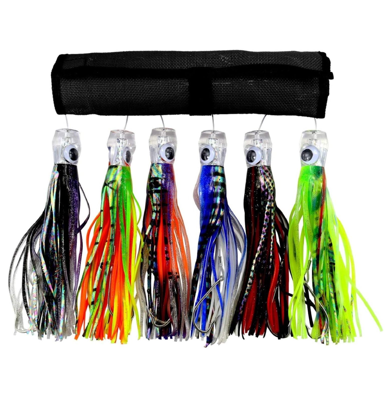 6 Pcs Trolling Lures With for Marlin, Tuna, Mahi Mahi - 6 Inch - Free ...