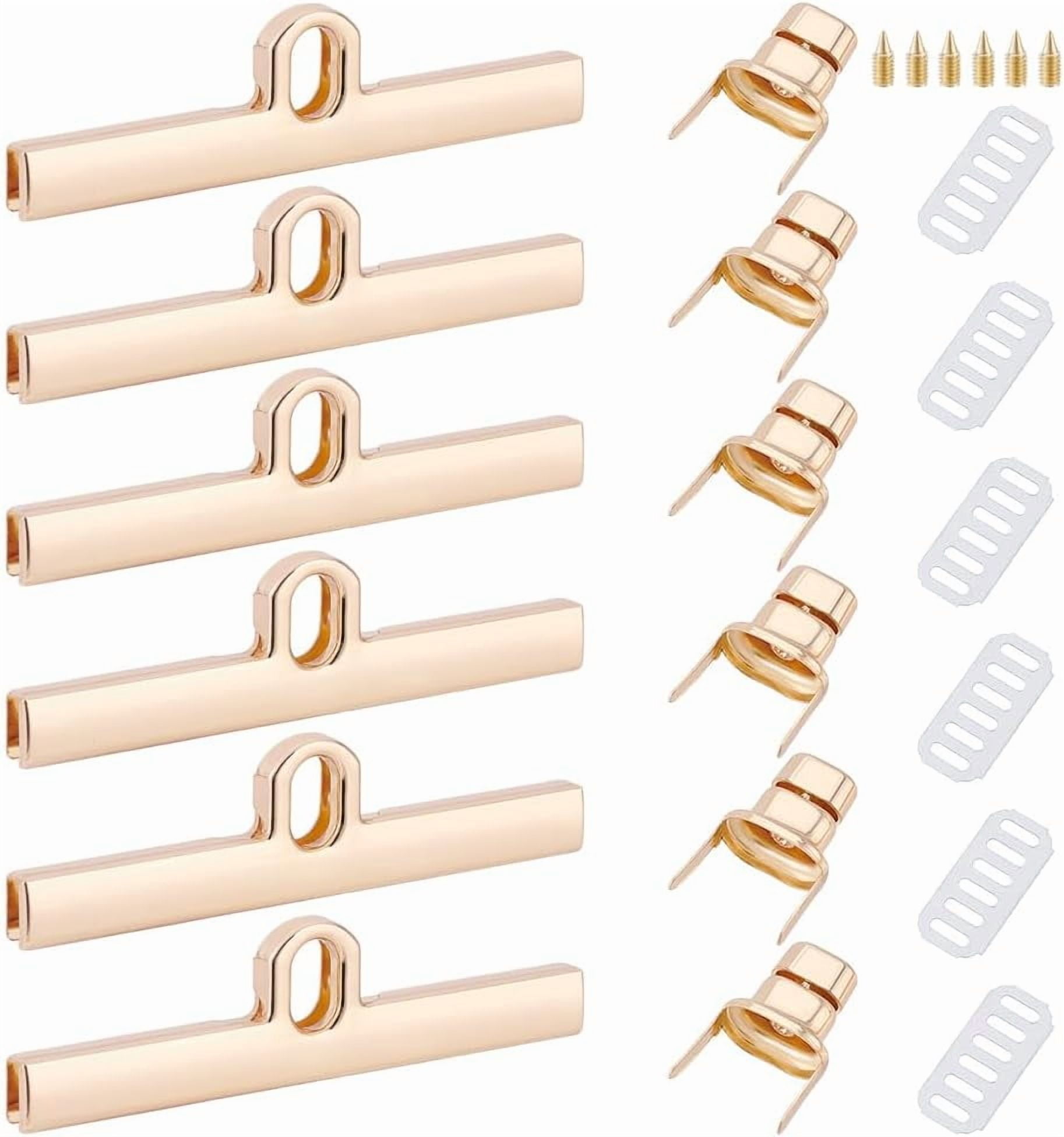 6 Pcs Turn Lock Clasp Alloy Bag Twist Lock Closure with Washers for ...