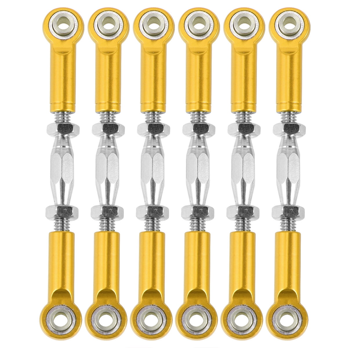 6 Pcs Turnbuckle Rod Linkage RC Car Push Rod Linkage Rod Ends Racing ...