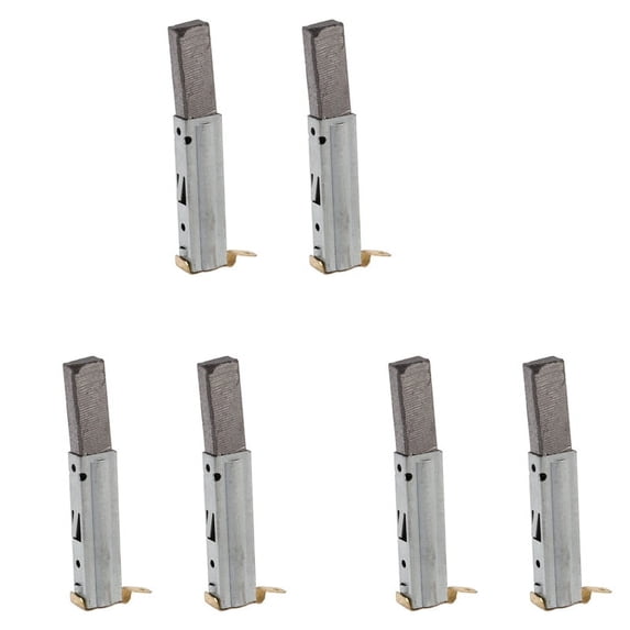 6 Pcs Universal Vacuum Cleaner Motor Carbon Brush for Baiyun Industrial ...
