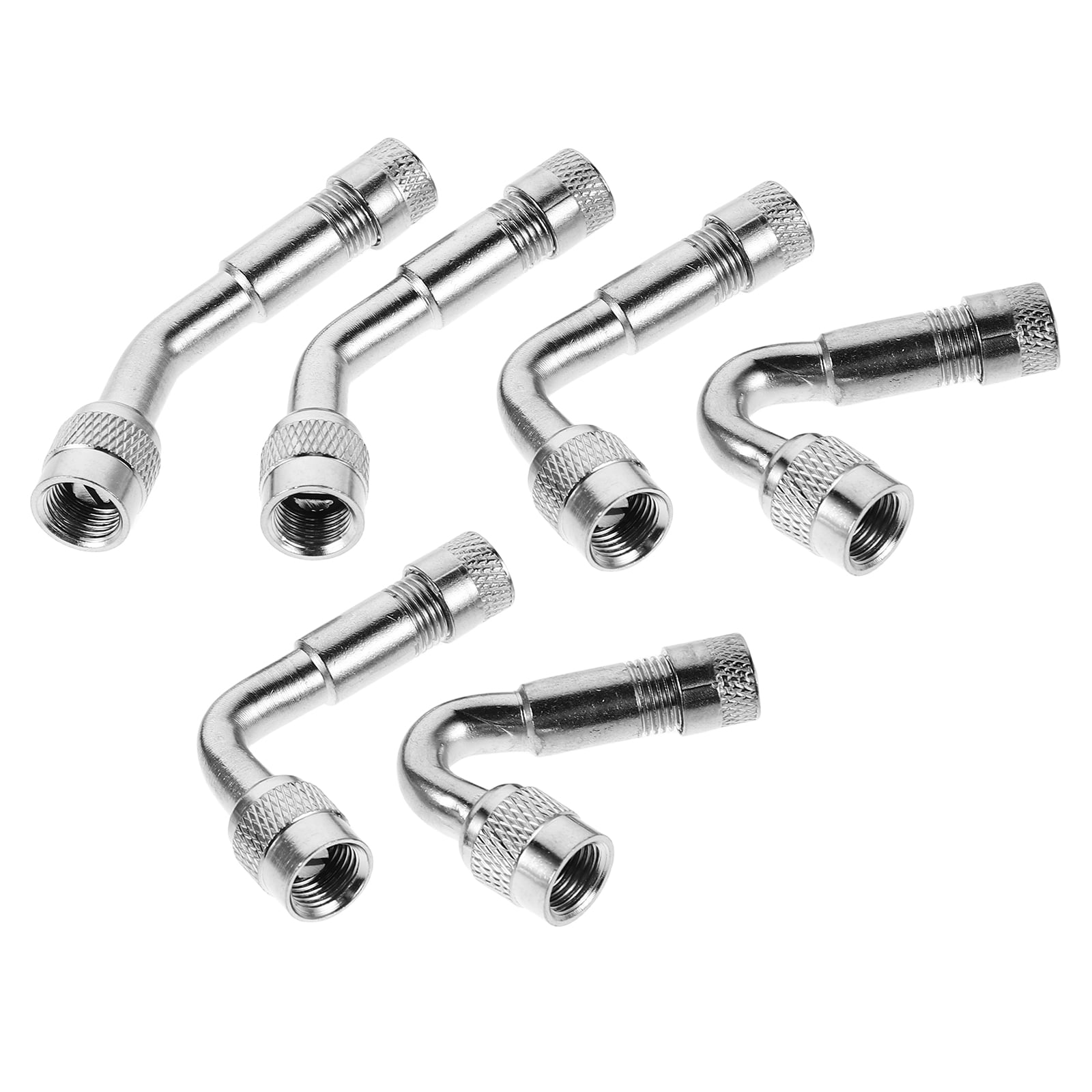 6 Pcs Valve Stem Extensions for Dual Wheels Dually Kit Silver - Walmart.com