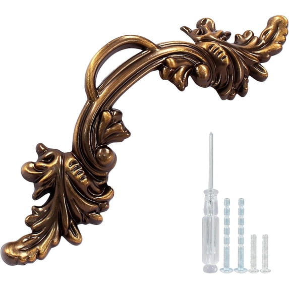 6 Pcs Vintage Cabinet Pulls Handles, Shabby Chic Drawer Handles ...