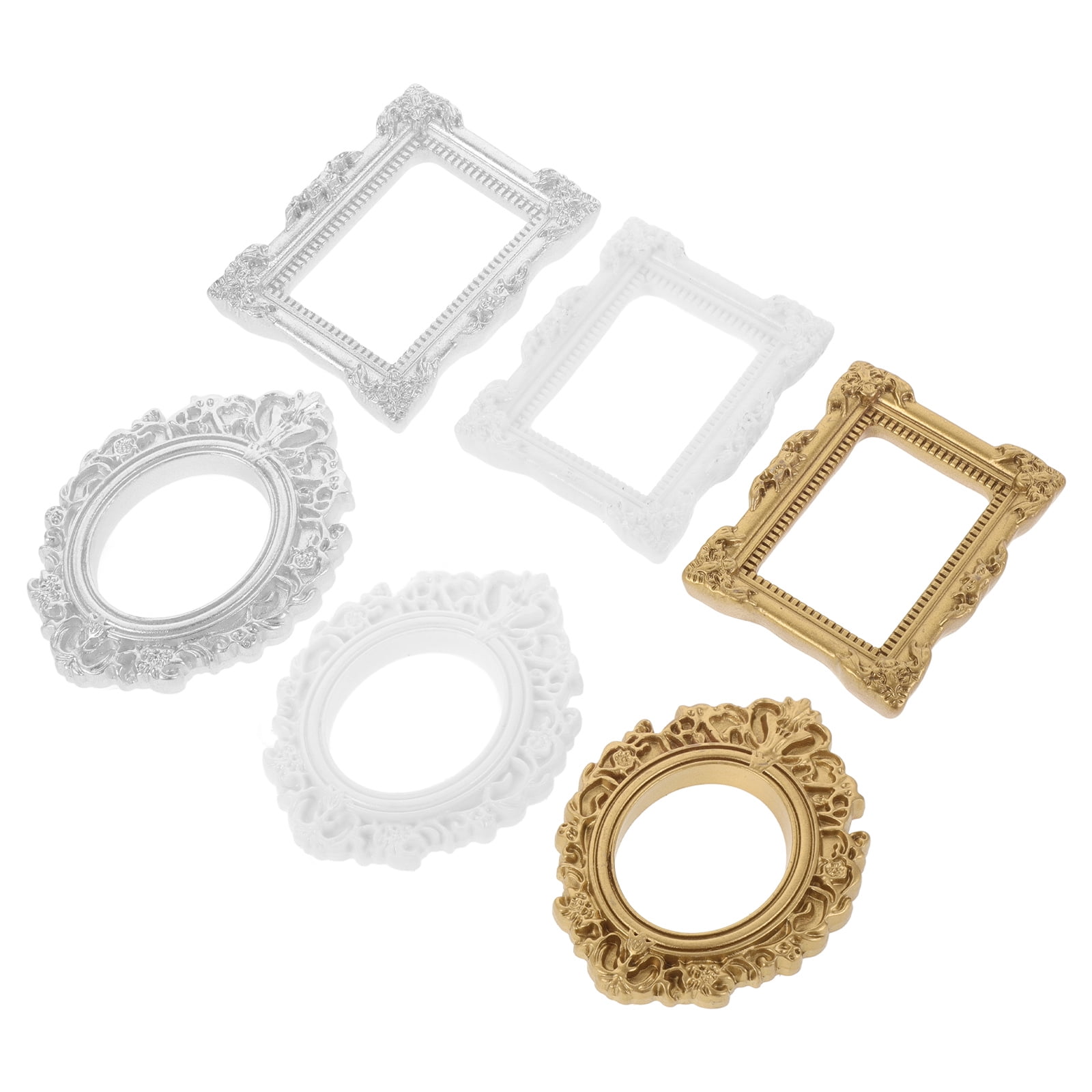 6pcs Photo Frame Design Phone Case Decor Crafting Supplies - Walmart.com