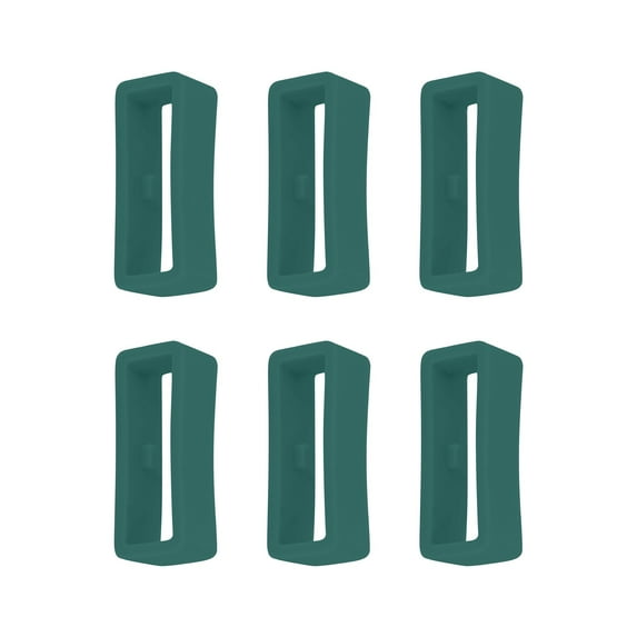 6 Pcs Watch Band Keepers, 22mm Watch Strap Holder Loops Retainer, Black ...