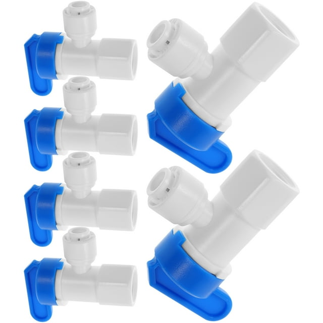 6 Pcs Water Purifier Ball Valve Quick Connect Fittings Quick Connect ...