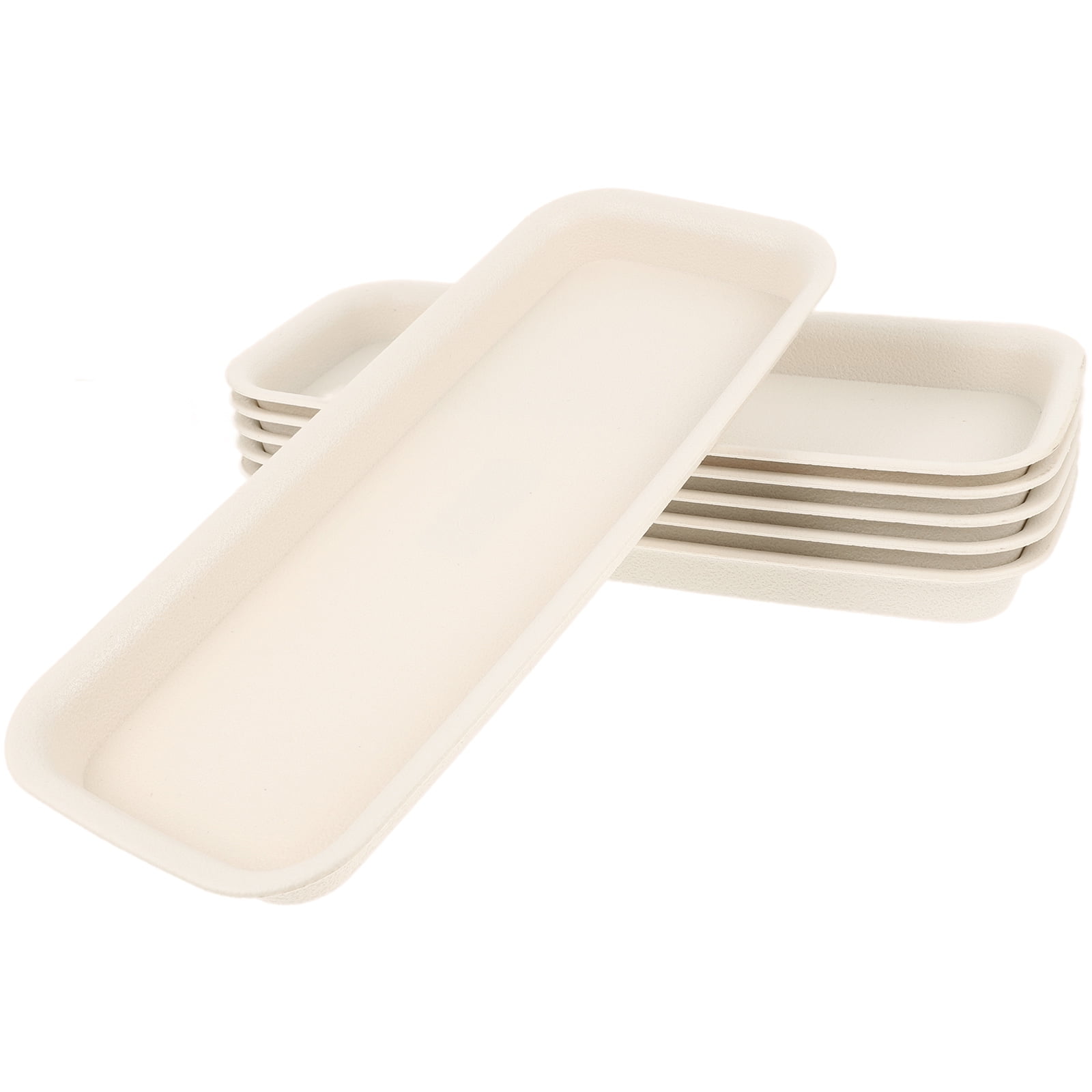 6 Pcs Water Tray Decor Bottom Saucer Suitable Size Plant Trays Plants ...