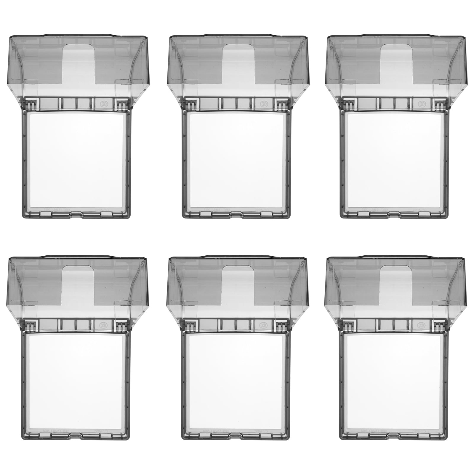 6 Pcs Waterproof Power 86 Switch Protective Cover Sturdy Socket ...