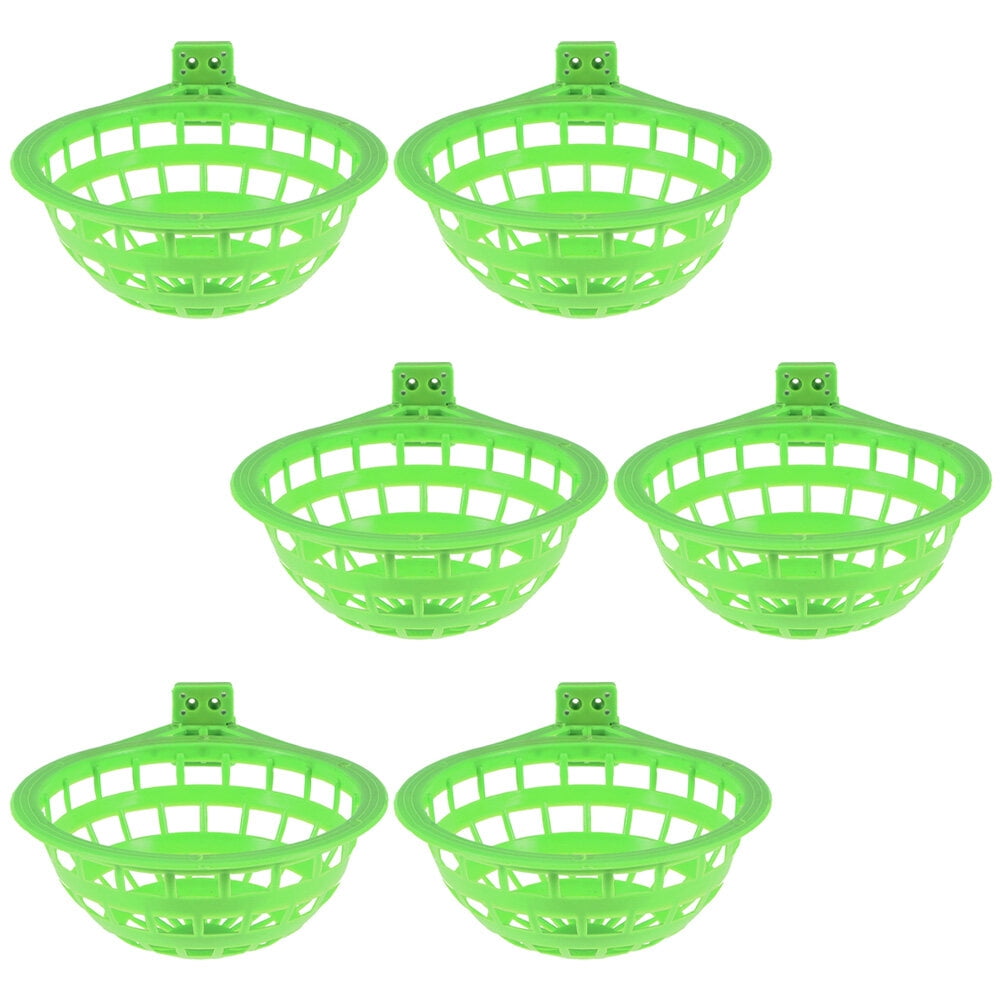 6 Pcs Where Bird Cage for Birds and Parakeets Plastic Canary Nest ...