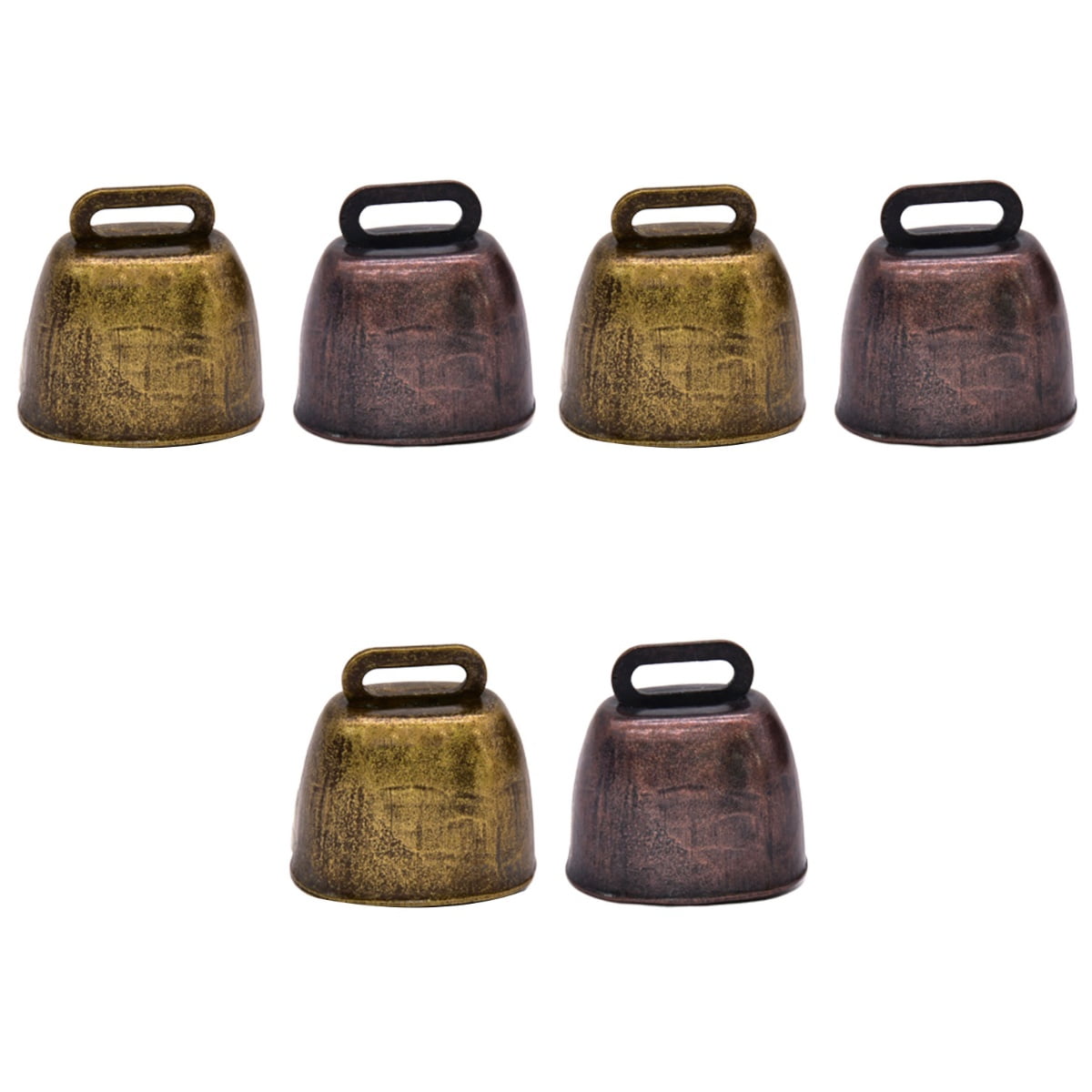 6 Pcs Wind Chimes Bells Bronze Bell Animal Hanging Bell Bell Hanging ...