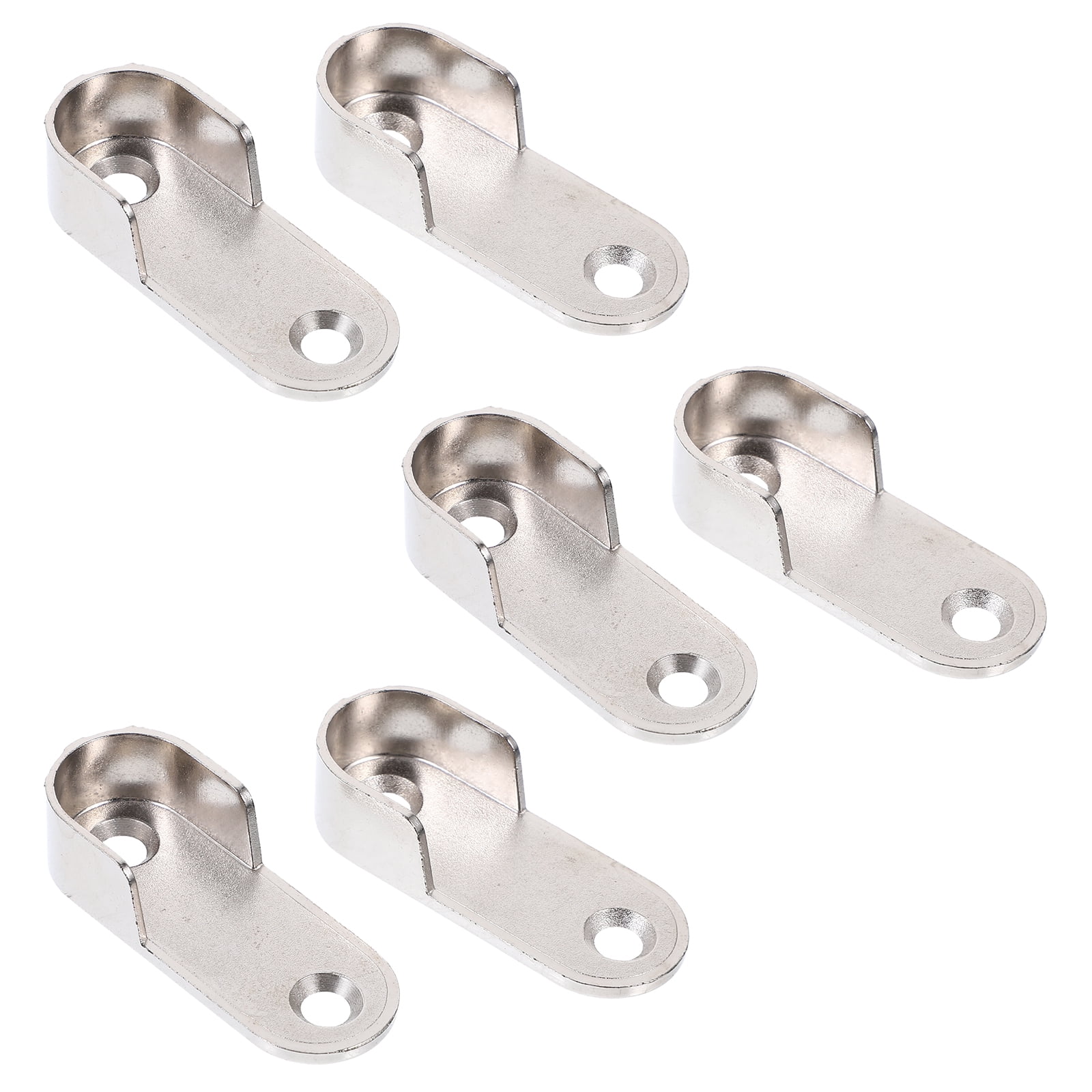 6 Pcs Window Curtain Rod Socket Bracket Shower Base Organization for ...