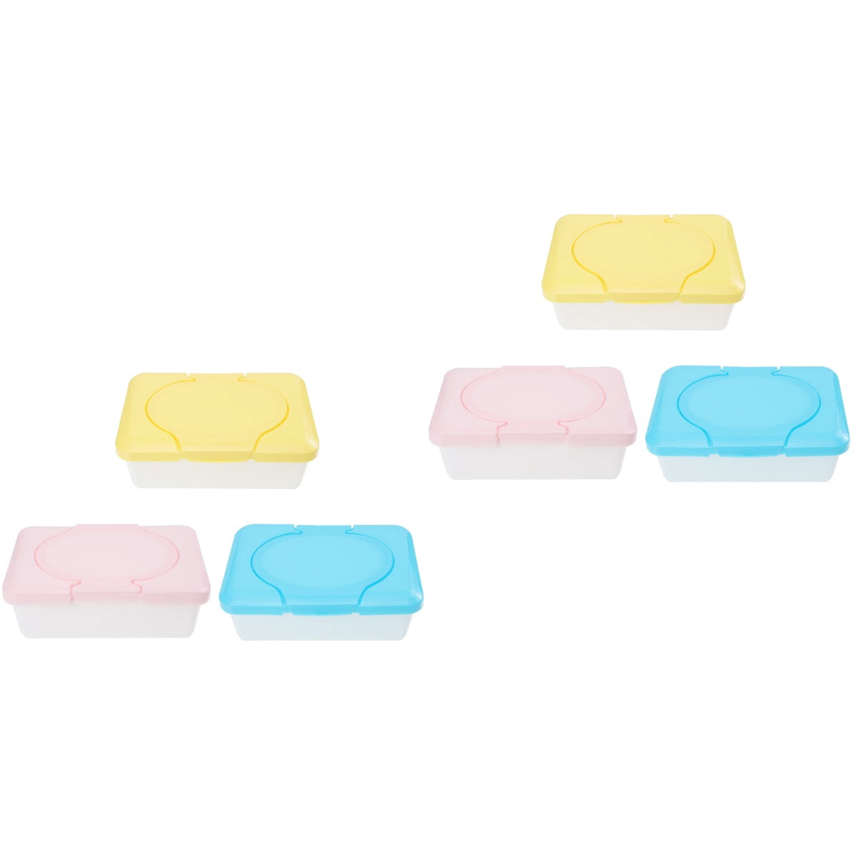 6 Pcs Wipe Box Diaper Wipes Container Baby Case Travel Dispenser ...