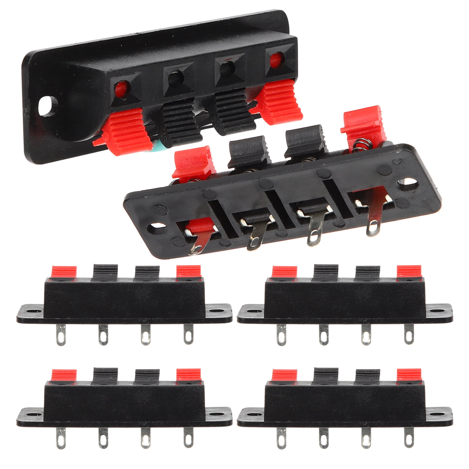 6 Pcs Wire Connectors Speaker Wire Connector Stereo Speaker Terminal ...