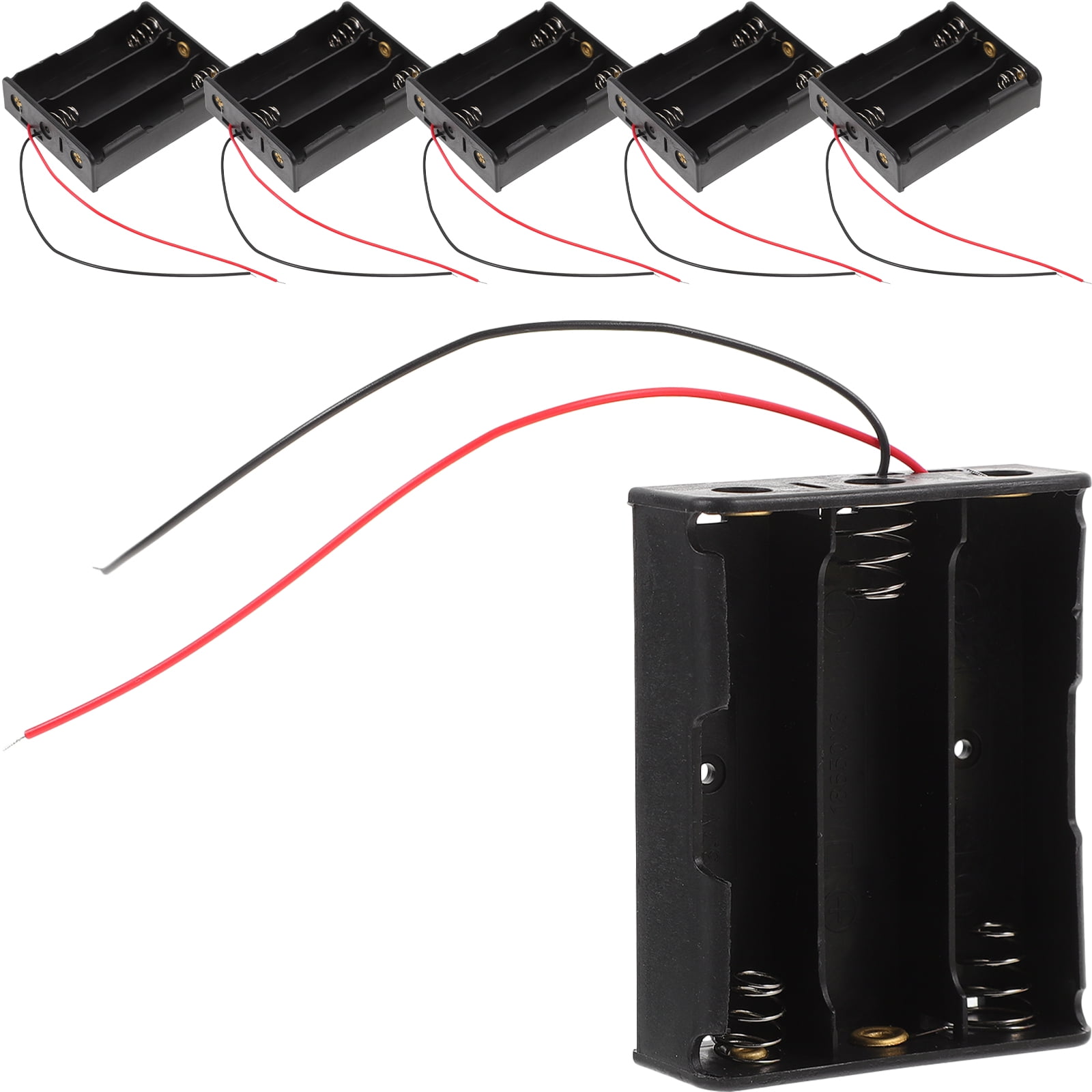 6 Pcs Wired Battery Case Battery Holder for Circuit Board Battery ...