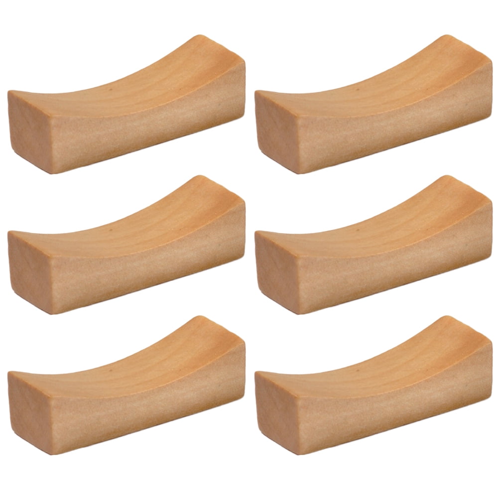 6 Pcs Wooden Chopstick Holder Pillow Shape Chopsticks Spoon Forks ...