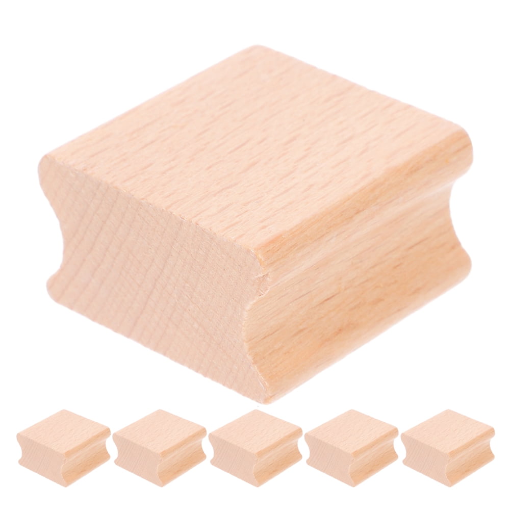 6 Pcs Wooden Seal Scrapbook Stamps Wooden Stamper Stamp Making Kit ...