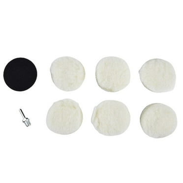 "3"" Professional Buffing Pad Kit, 4 Styles Polishing Pads, Backing ...