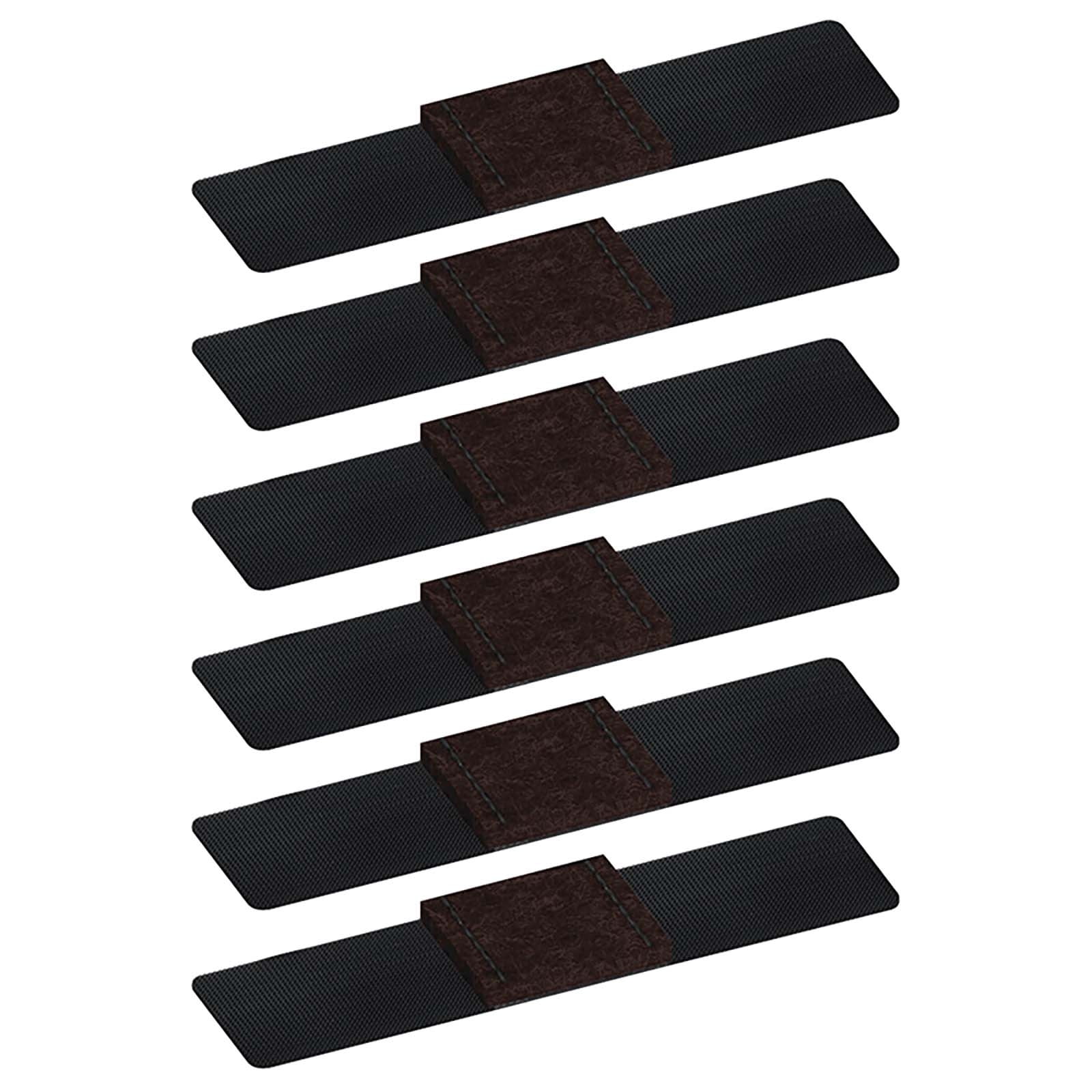 6 Pcs Wrap-Around Felt Furniture Pads with Hook and Loop Fasteners,Non ...
