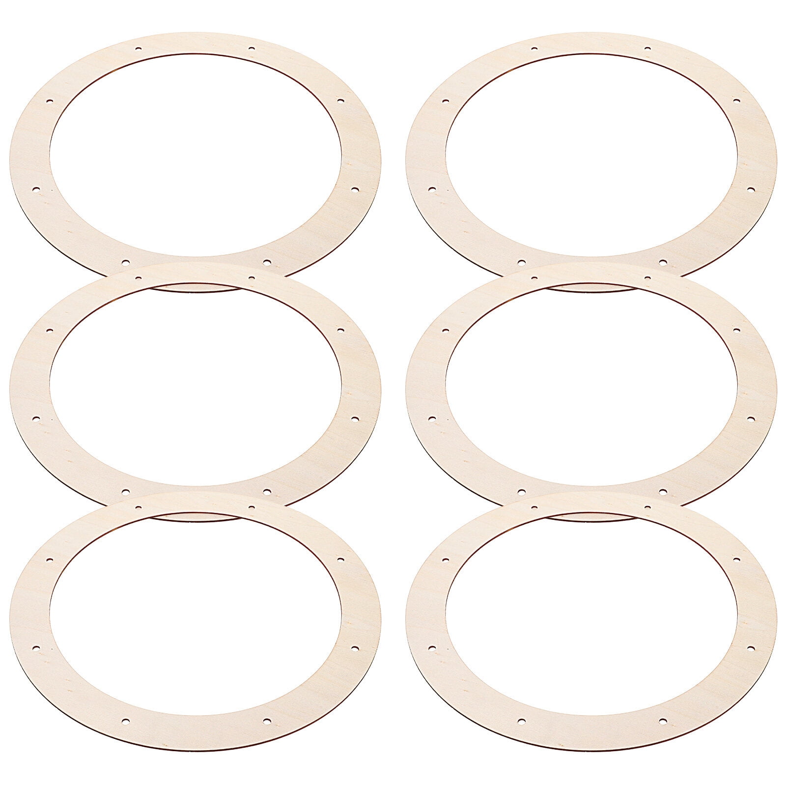 6 Pcs Wreath Form Rack Floral Decor Frame Exquisite Workmanship Frames ...