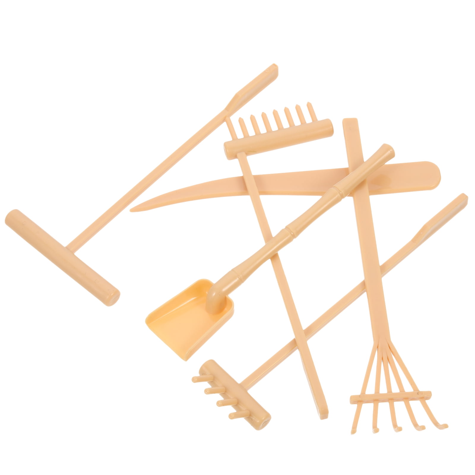 TABLZONE Tools for Zen Garden Plastic 6Pcs Mini Rake Appearance ...