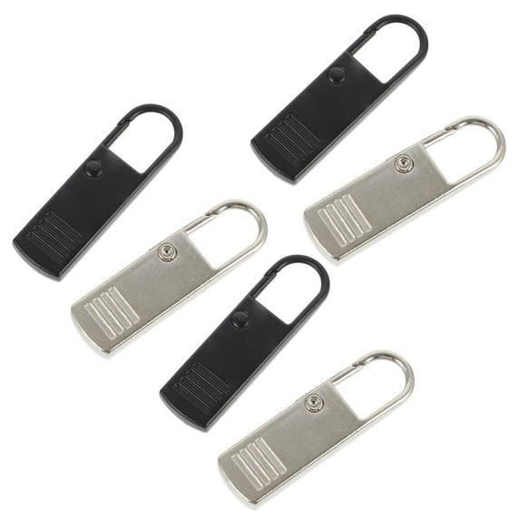 6pcs Universal Metal Zipper Pulls for Sewing Use Assorted Color Durable ...
