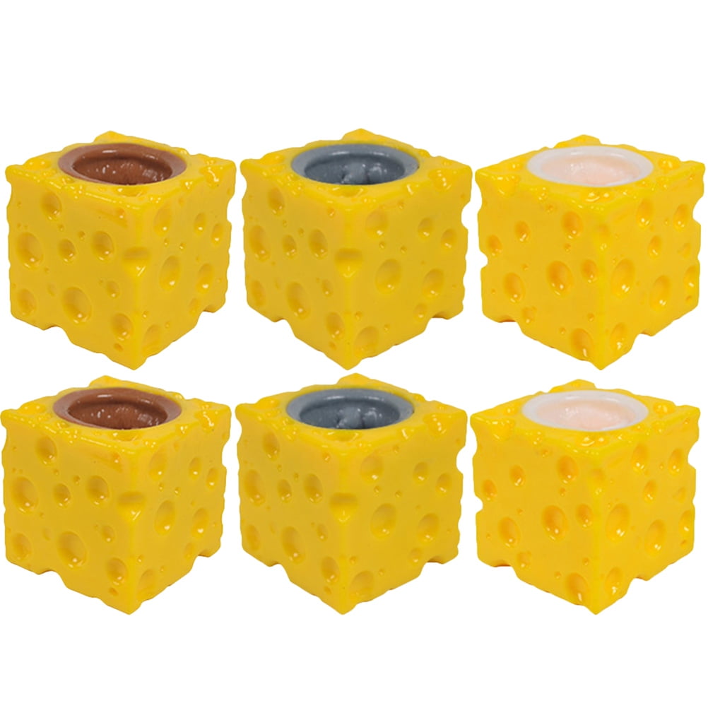 6 Pcs and Cheese Fidget Toy Pinch Music Random Color Child - Walmart.com