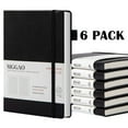 6 Pcs hardcover notebook, A5 Ruled Journals for Writing, 100 GSM Lined ...