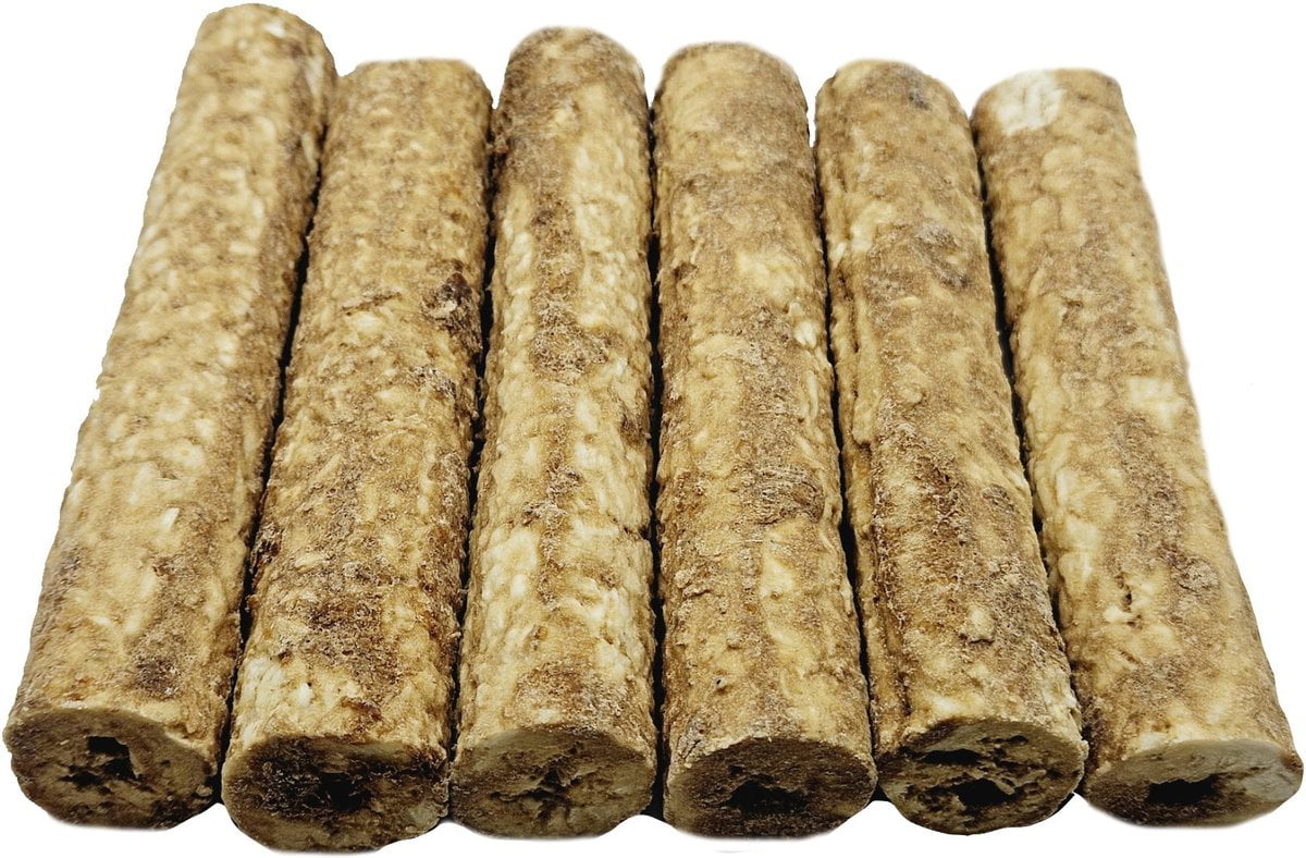 6" Peanut Butter Crunchy Munchy Rolls Dog Treats, 6 count - Walmart.com
