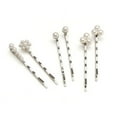 6 Pearl And Silver Bobby Pins - Walmart.com