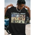 6 People I Trust Money Dollar Bill Financial Success Humor Meme T-Shirt ...