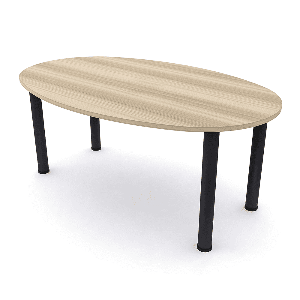 6 Person Powered Boat-Oval Shaped Conference Table Post Legs - Walmart.com