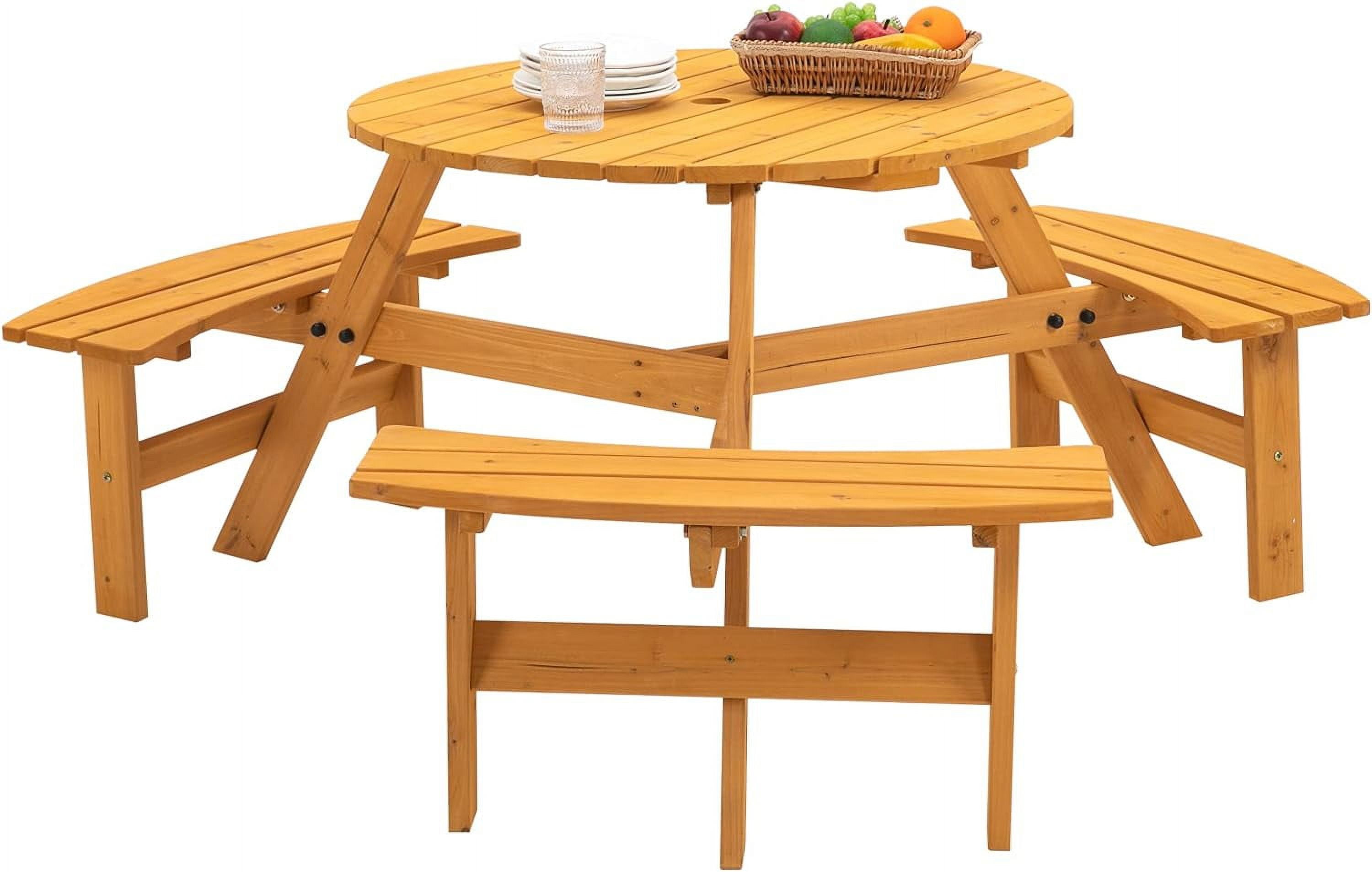 6 Person Patio Table With Umbrella Hole