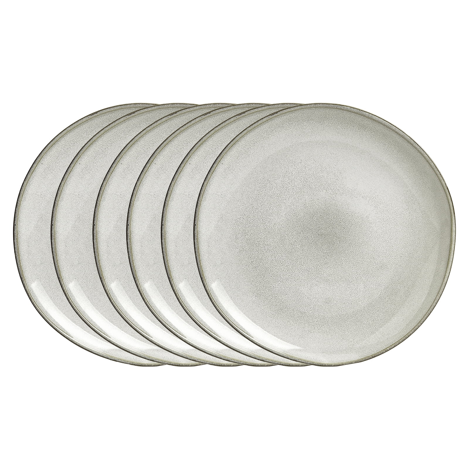 6-Piece 11.65'' Plate, Organic Shape Highland Plates, Microwave and ...