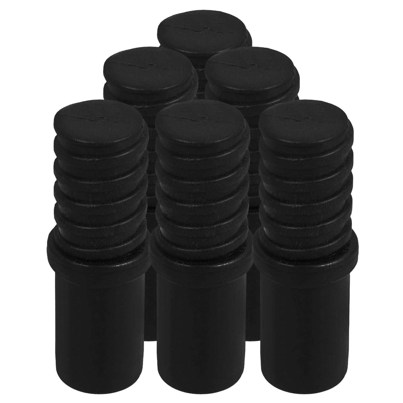 6-Piece Adjustable Metal Pole Threaded End Set for Broom Mop Squeegee ...